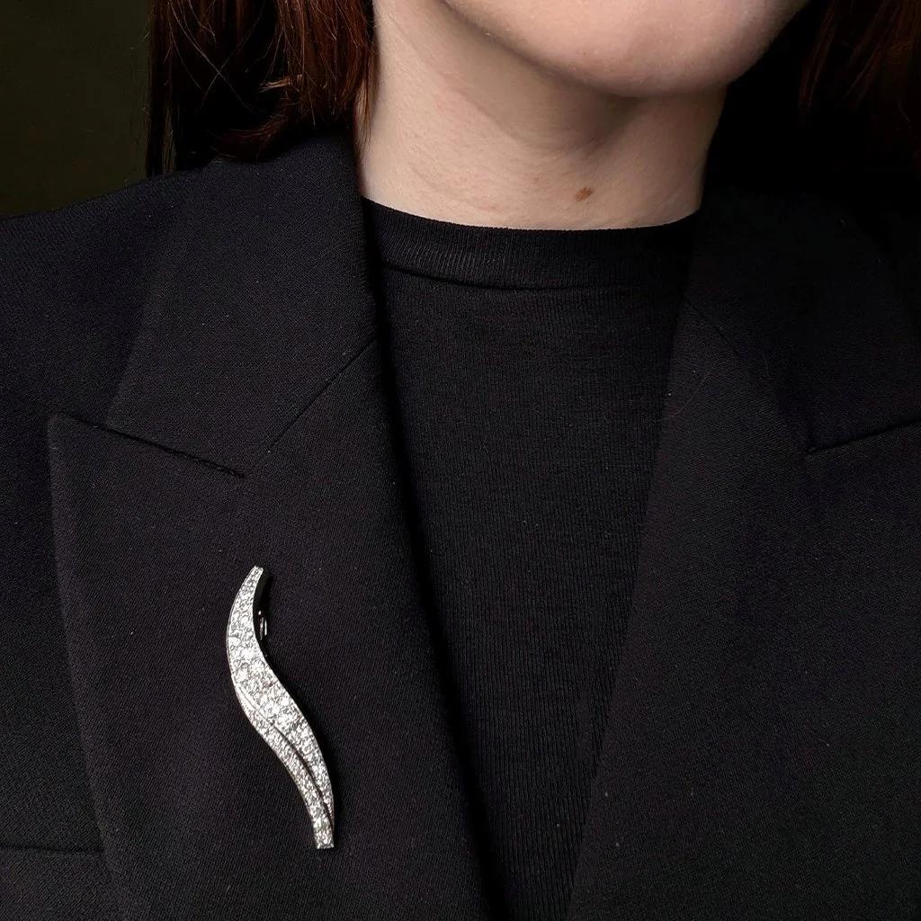 Diamond "Flame" Brooch by Van Cleef & Arpels — Simon Teakle