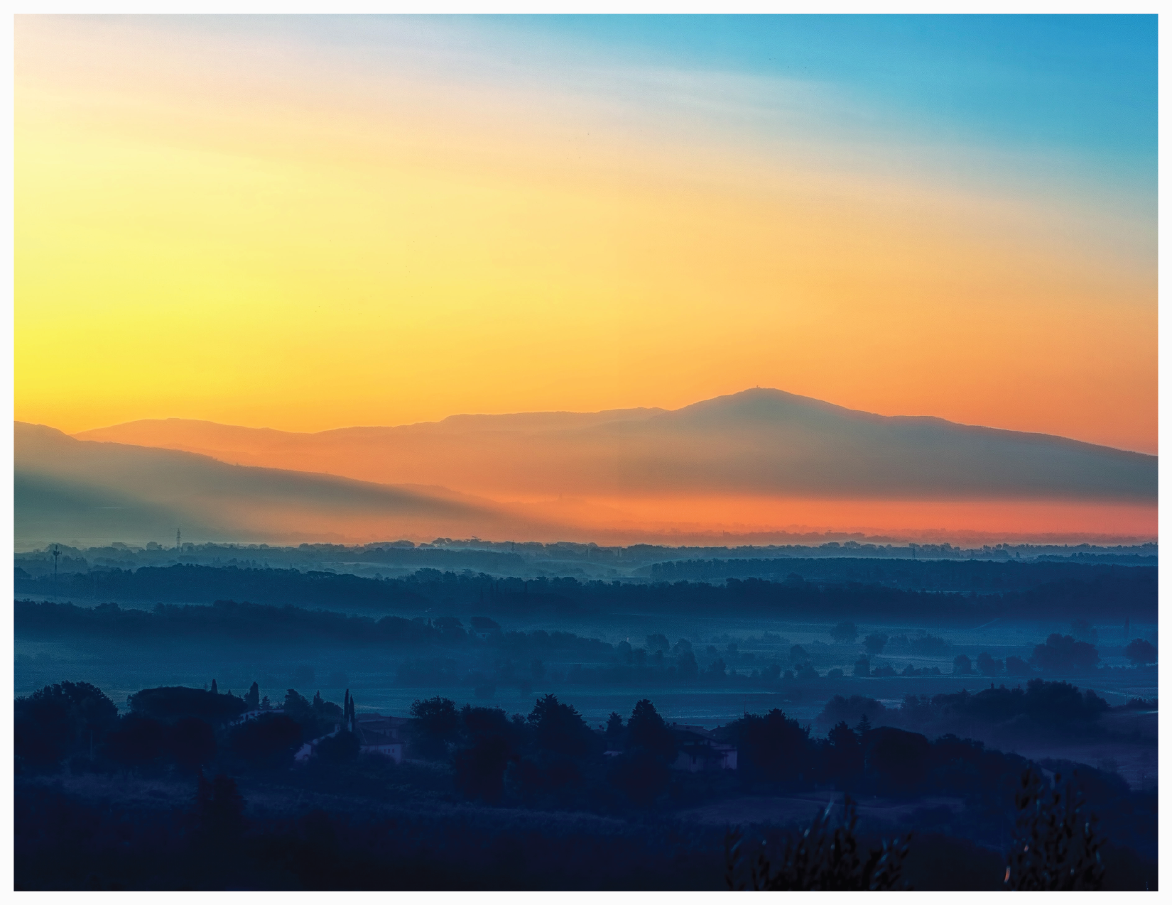Easter Sunrise Background