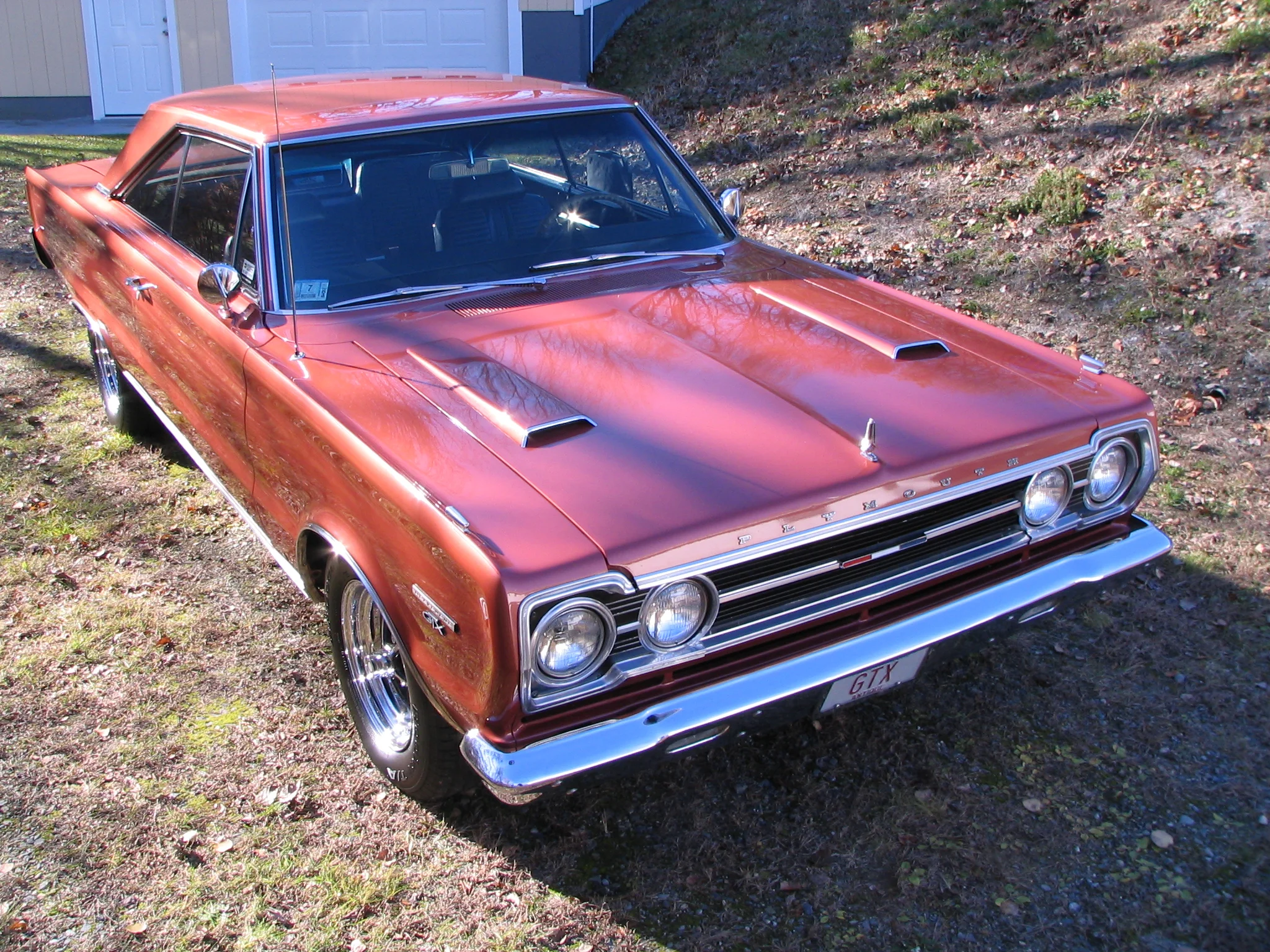 SOLD to CA - 1967 Plymouth GTX 440, 4-spd, Turbine Bronze, stunning old ...