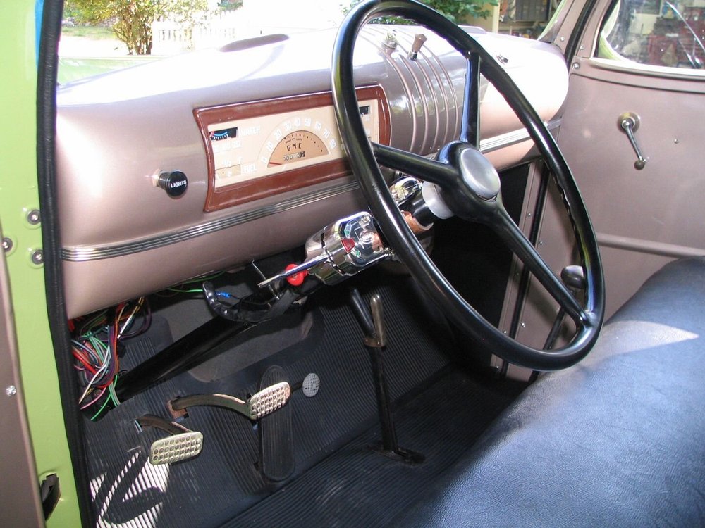 1948 Chevy Panel Truck Interior