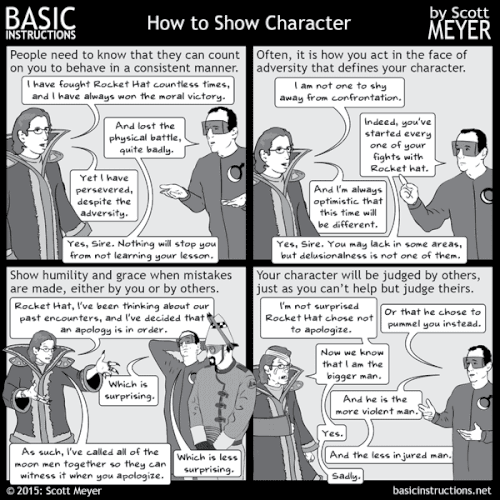 How to Show Character — Basic Instructions