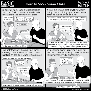 How to Show Some Class — Basic Instructions