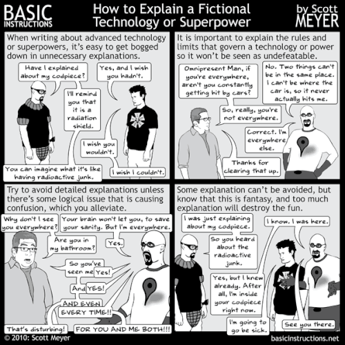 How to Explain a Fictional Technology or Superpower — Basic Instructions