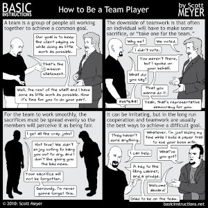 How to Be a Team Player — Basic Instructions