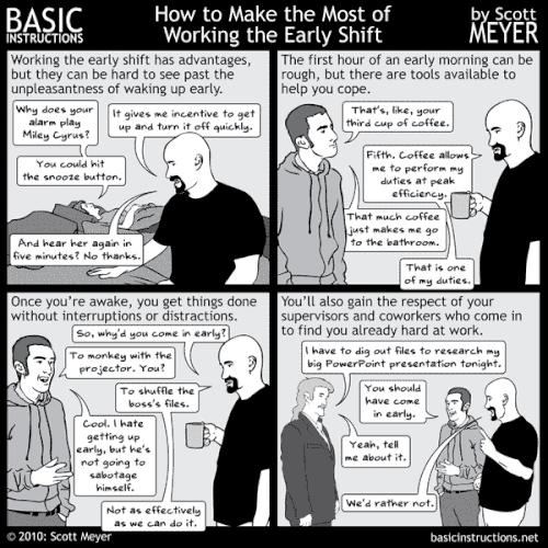 How to Make the Most of Working the Early Shift — Basic Instructions