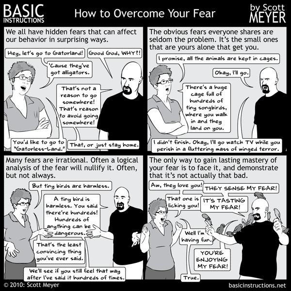 How to Overcome Your Fear — Basic Instructions