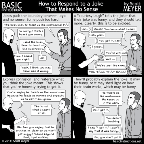 How to Respond to a Joke That Makes No Sense — Basic Instructions