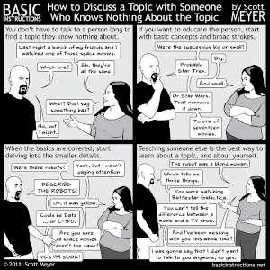 How to Discuss a Topic with Someone Who Knows Nothing About the Topic ...