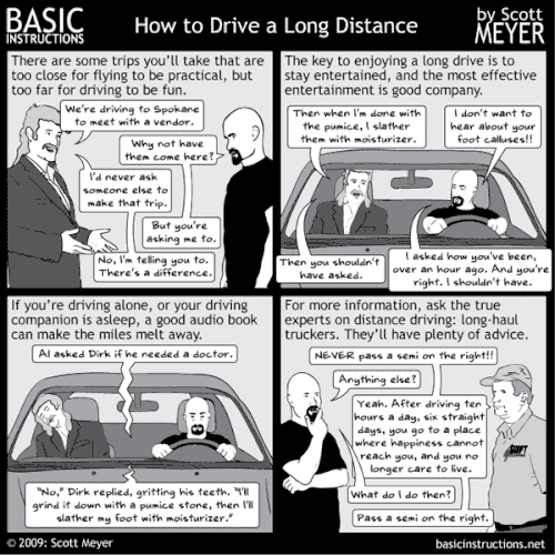 How to Drive a Long Distance — Basic Instructions