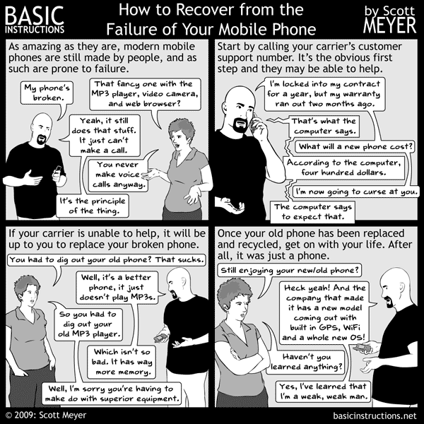 How to Recover from the Failure of Your Mobile Phone — Basic Instructions
