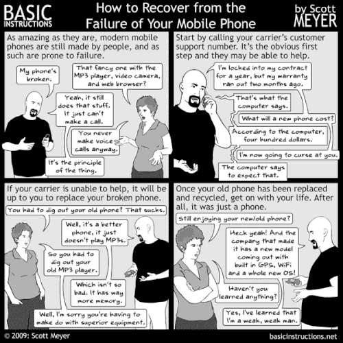 How to Recover from the Failure of Your Mobile Phone — Basic Instructions