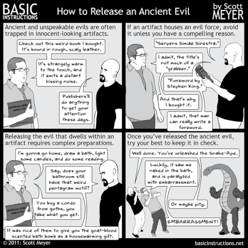 How to Release an Ancient Evil — Basic Instructions