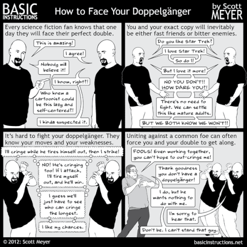 How to Face Your Doppelganger — Basic Instructions