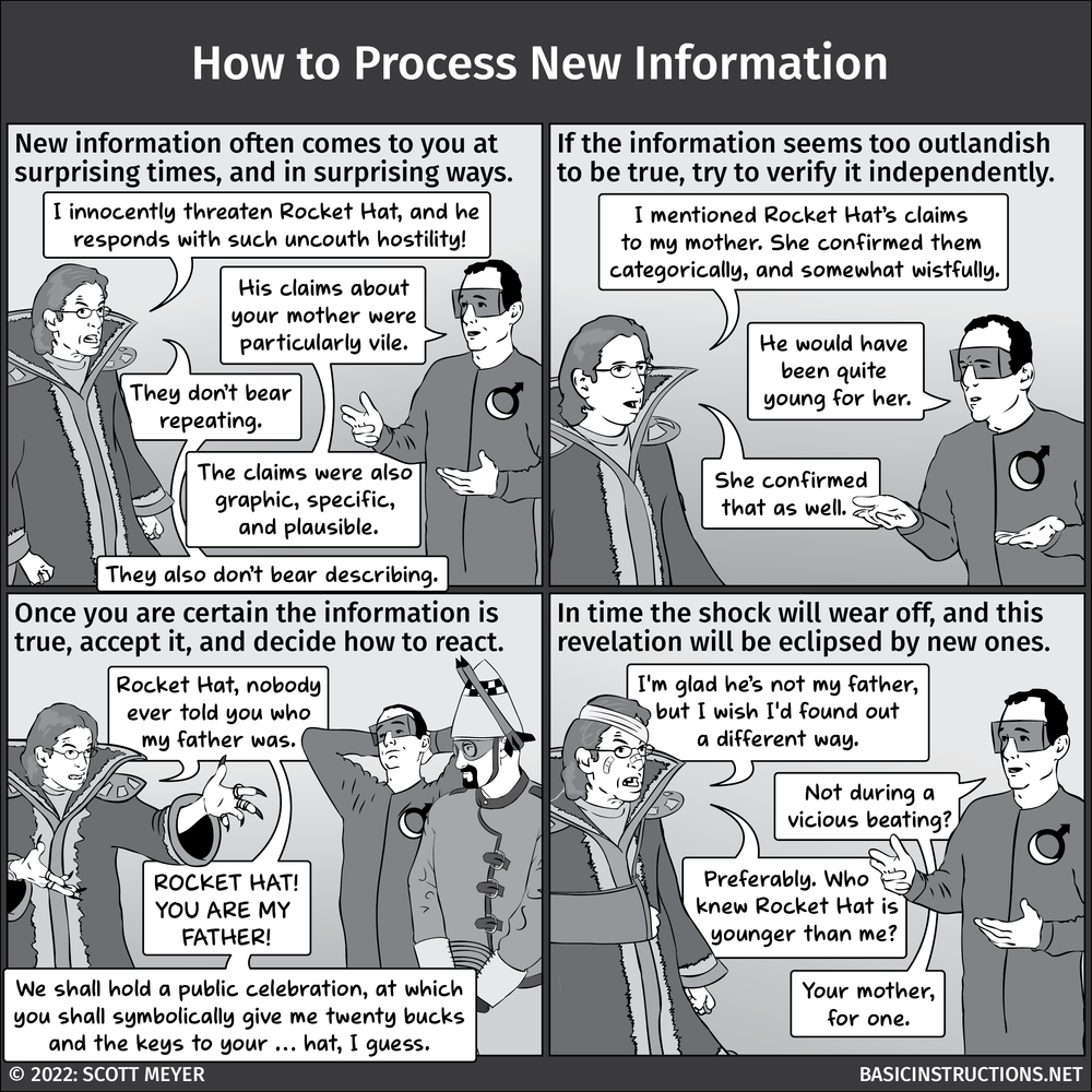 How to Process New Information — Basic Instructions