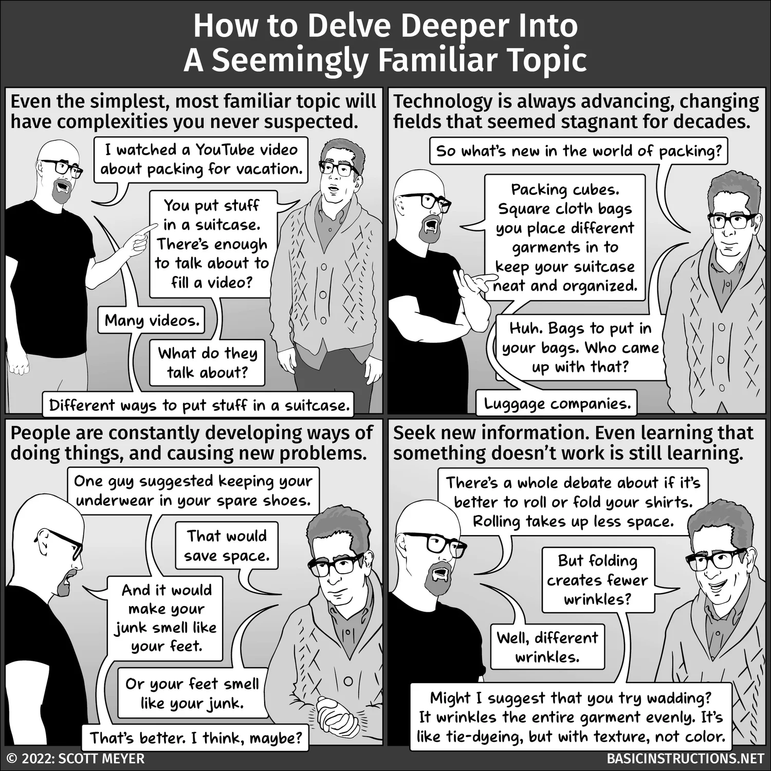 How to Delve Deeper Into A Seemingly Familiar Topic — Basic Instructions