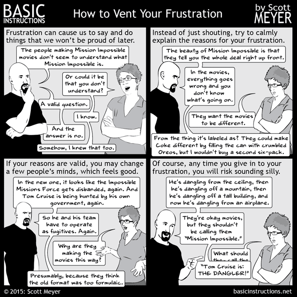 How to Vent Your Frustratio — Basic Instructions