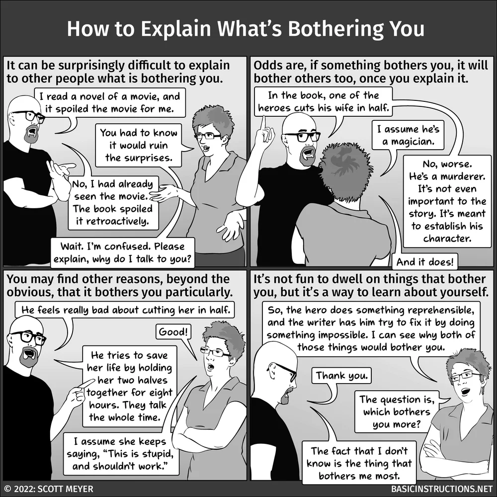 How to Explain What's Bothering You — Basic Instructions