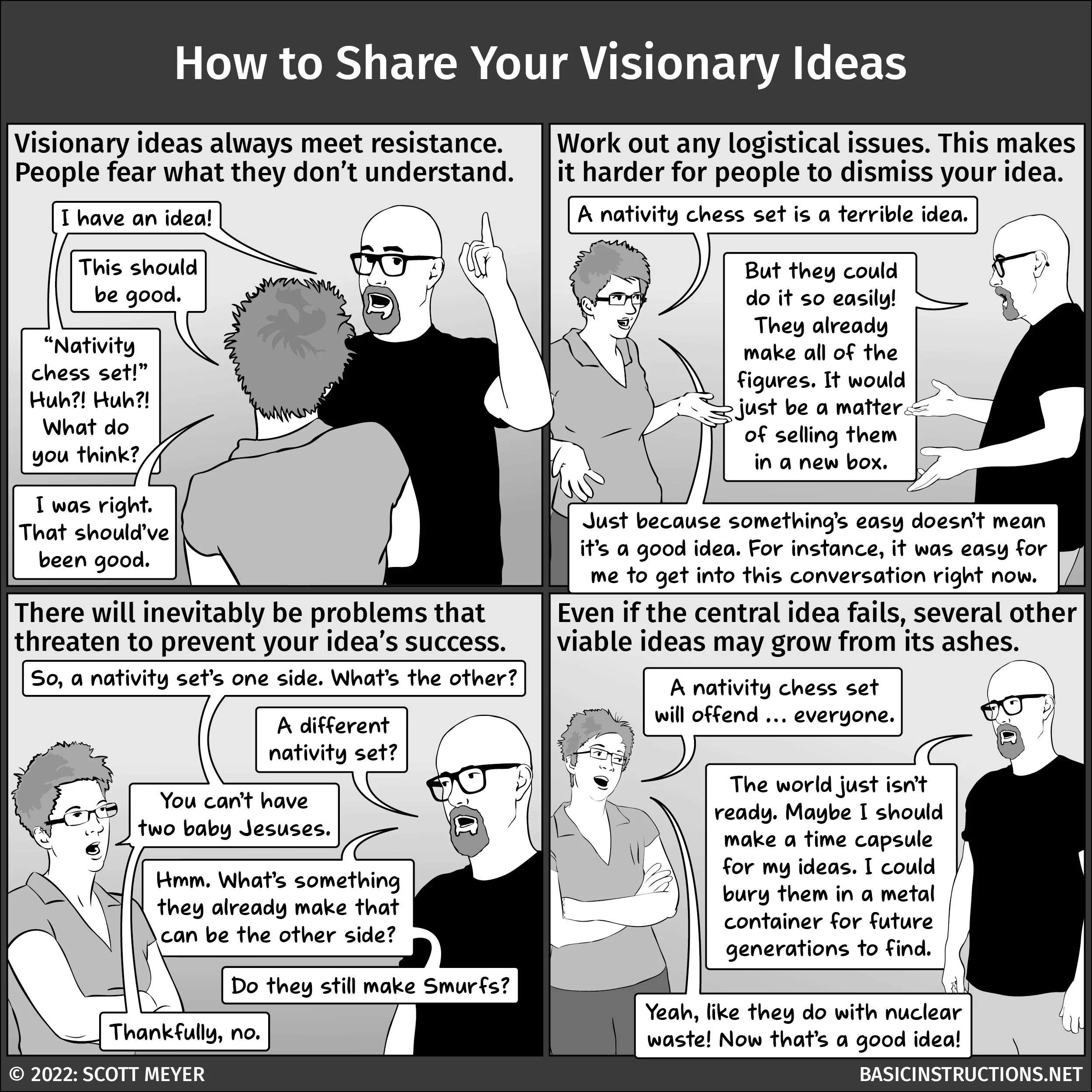 How to Share Your Visionary Ideas — Basic Instructions
