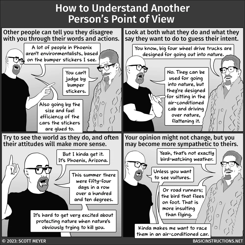 How to Understand Another Person's Point of View — Basic Instructions