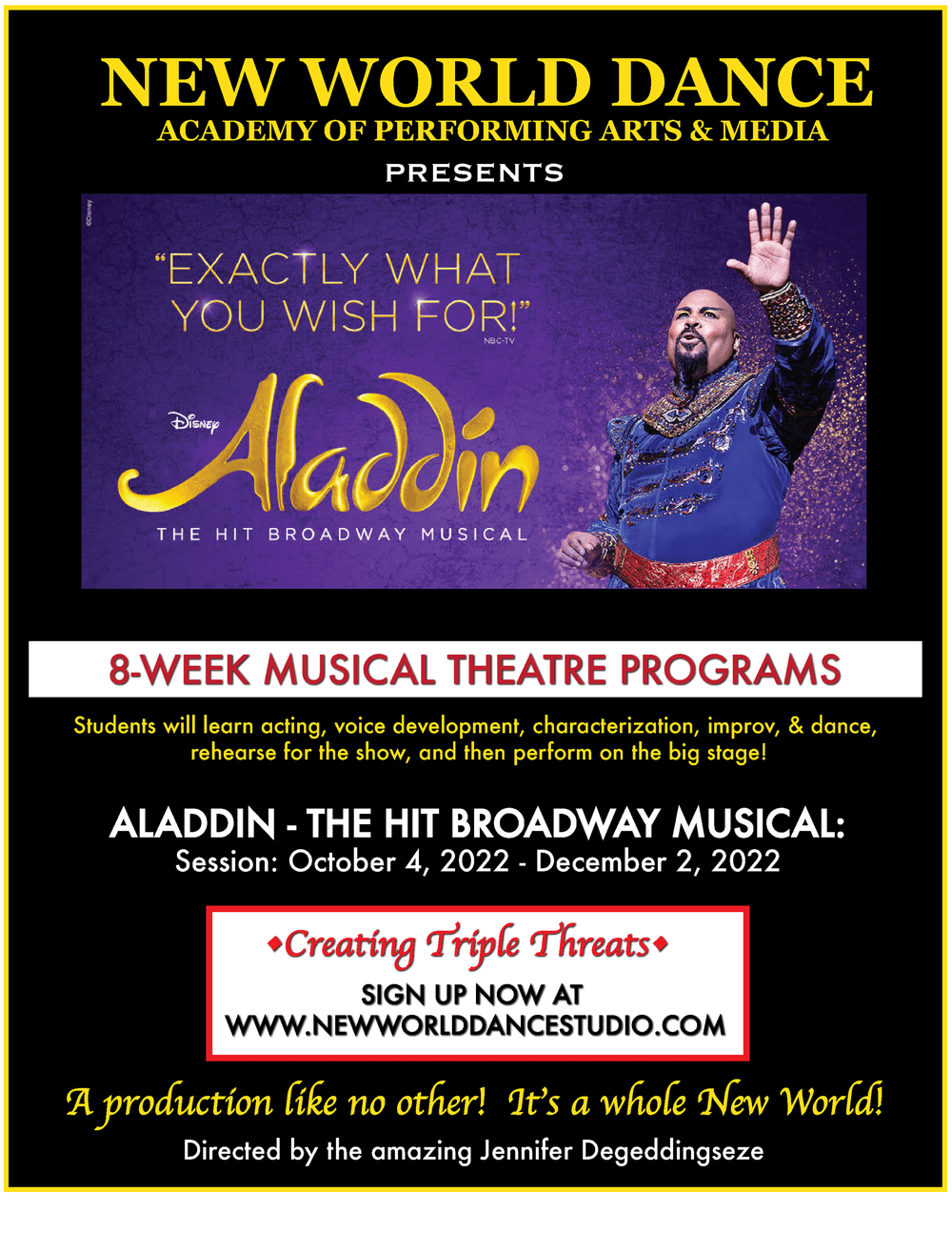 Theatre — NEW WORLD DANCE ACADEMY