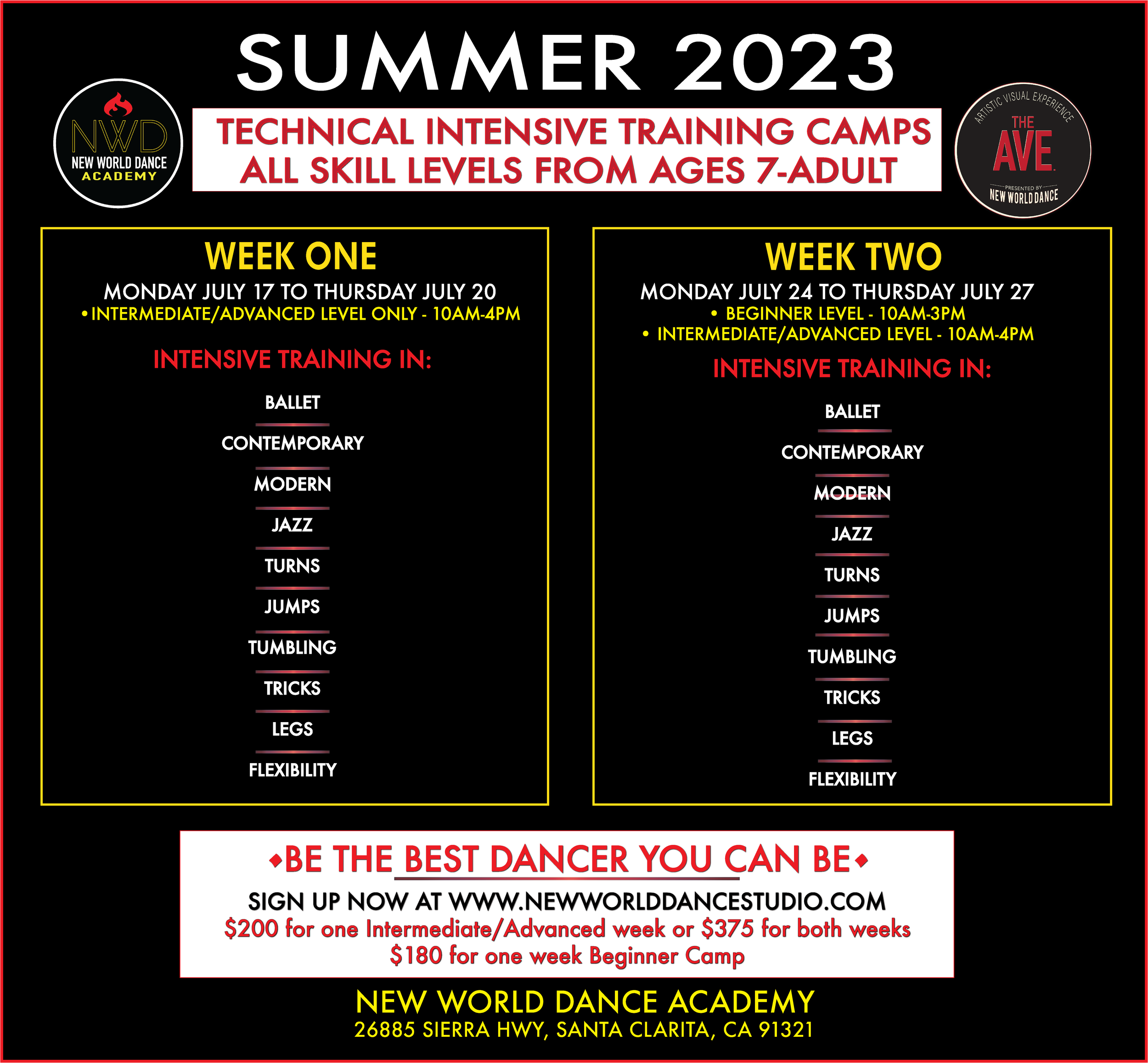 Summer Intensives — NEW WORLD DANCE ACADEMY