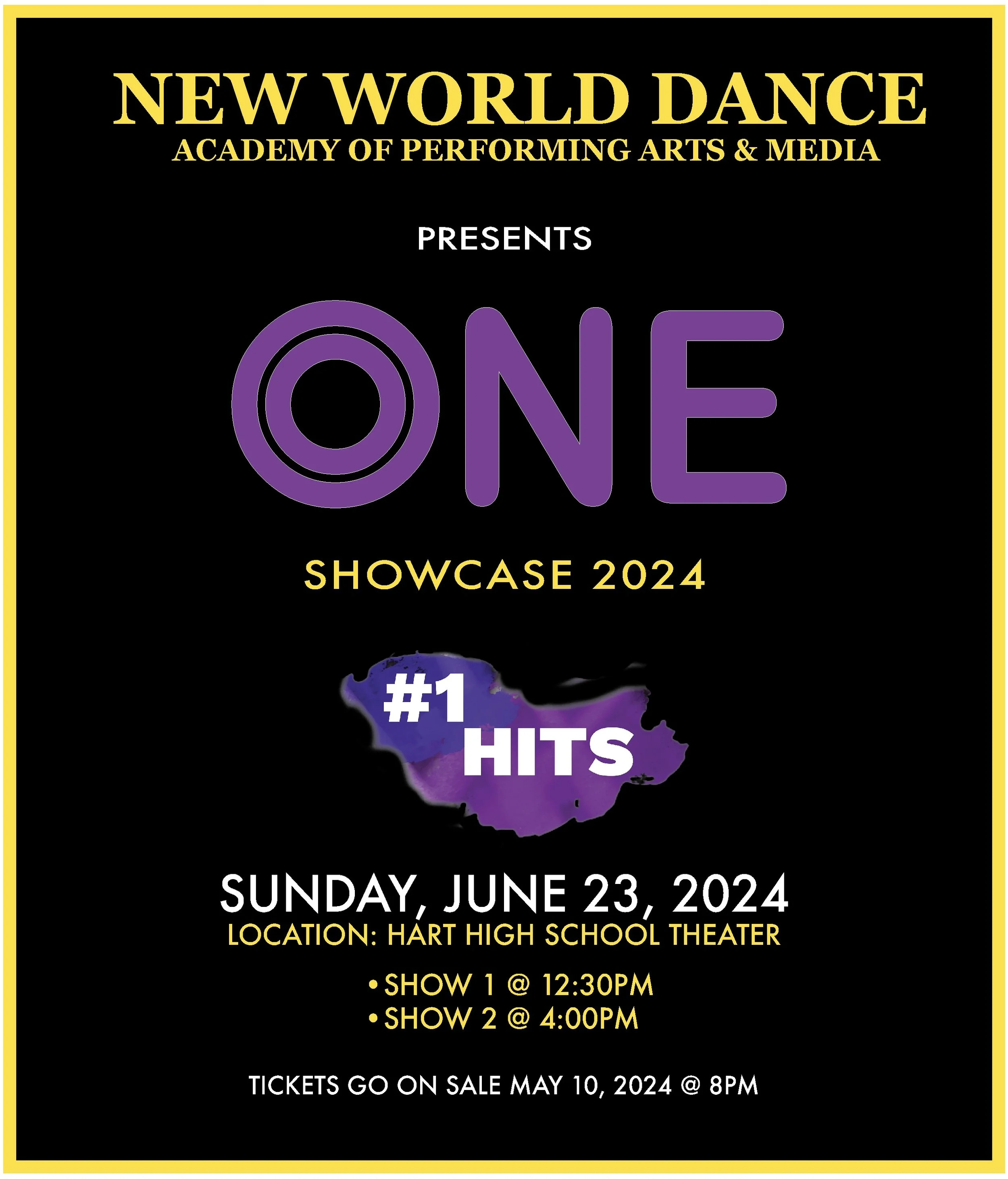 RECITAL INFO — NEW WORLD DANCE ACADEMY
