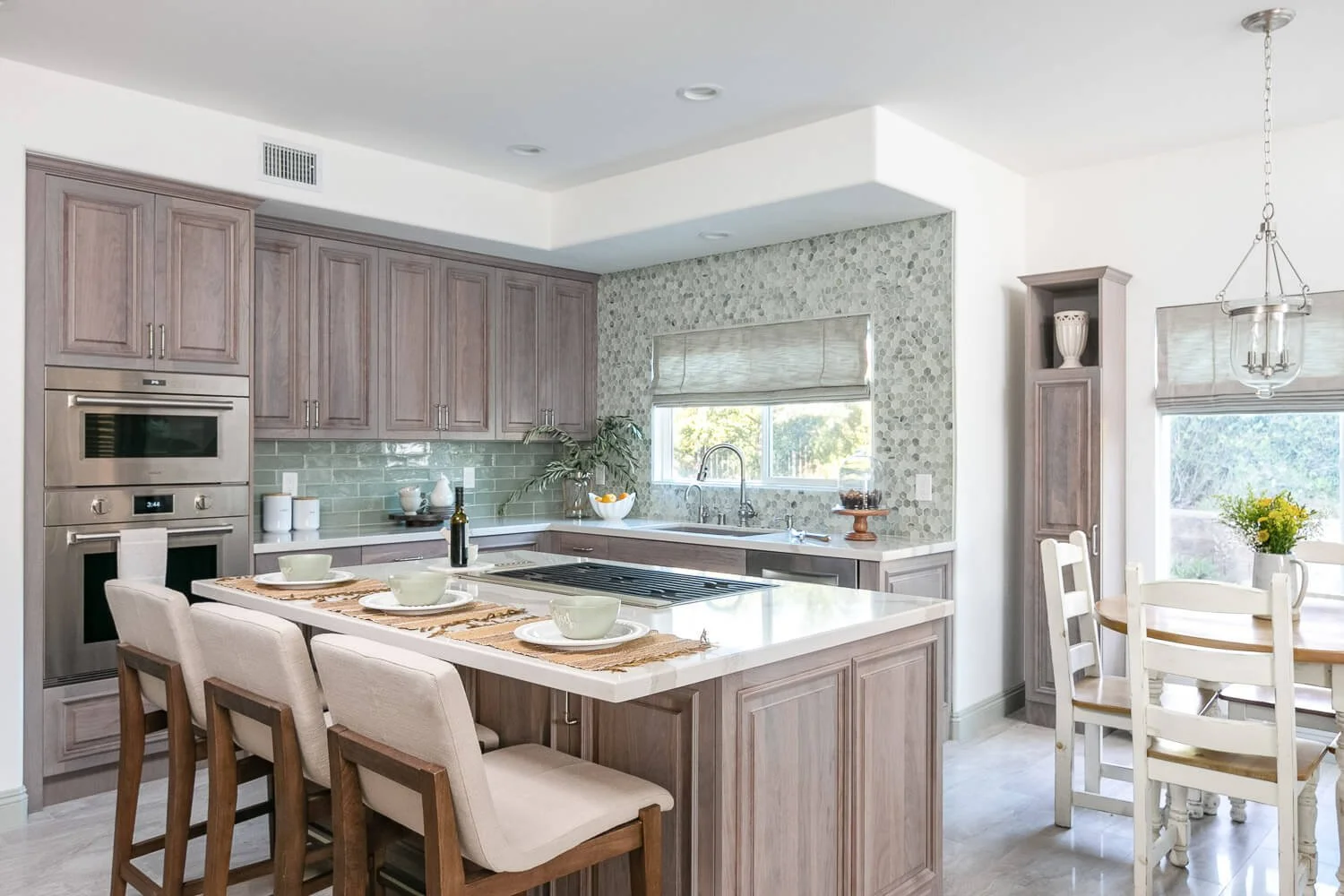 Custom Kitchen Design Packages | Dramatic Tile Backsplash | High End ...