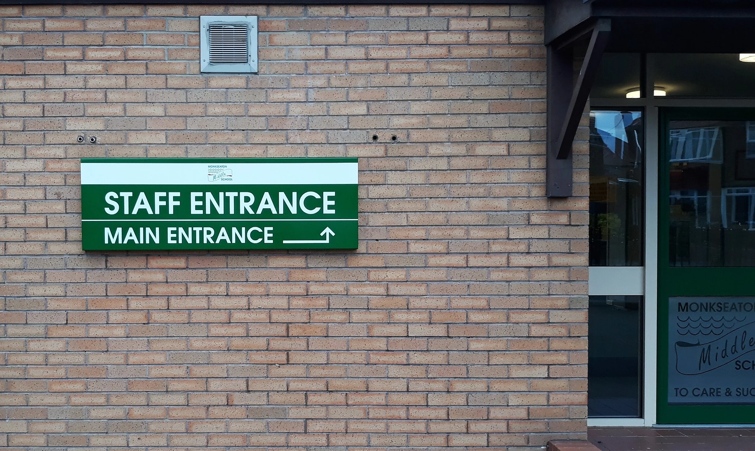 School signs from Radecal - Work