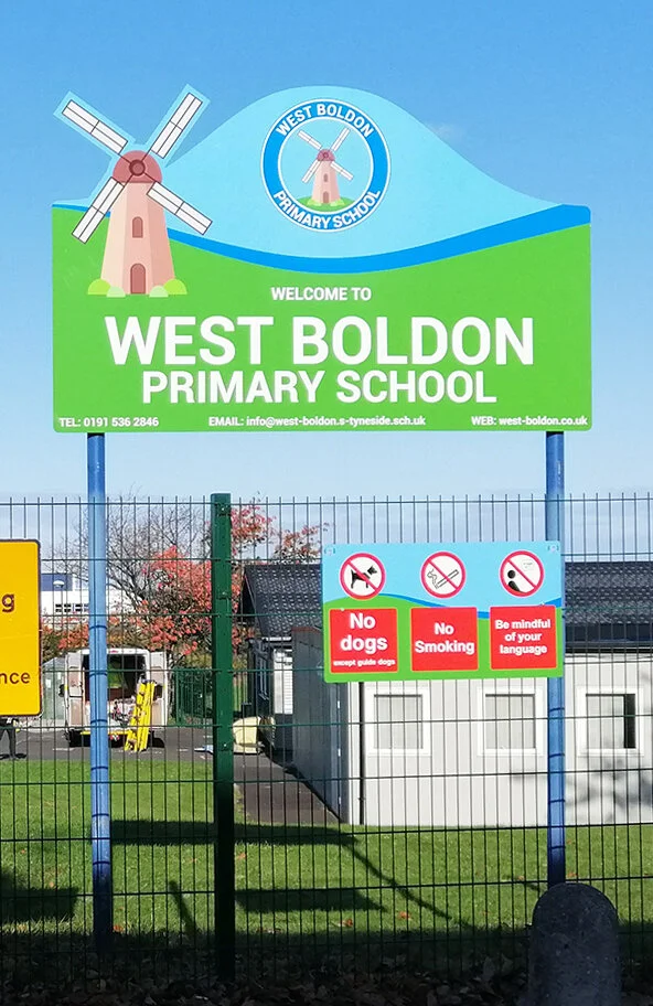 School signs from Radecal - Work