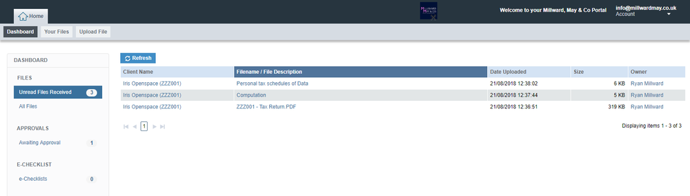 OpenSpace - Computer Approval — Millward, May & Co - Wokingham Accountants