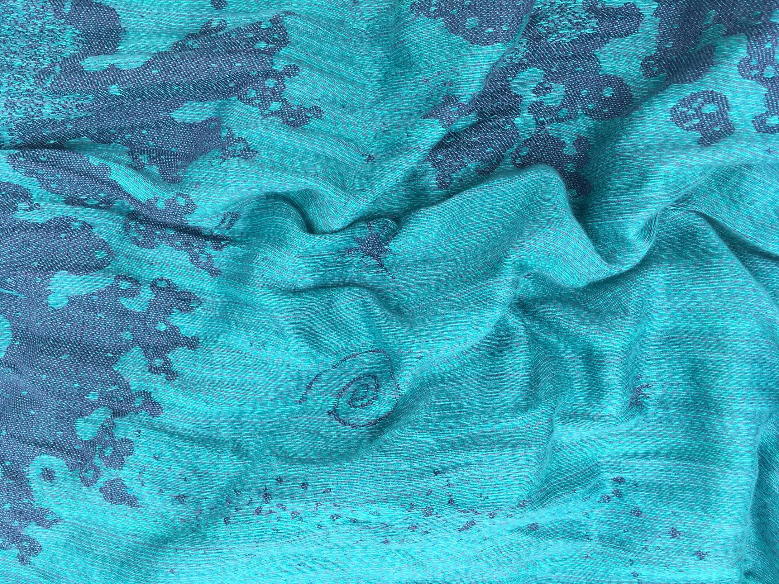 Firespiral Cloudburst Cascade Seafoam — The Wrapping Years