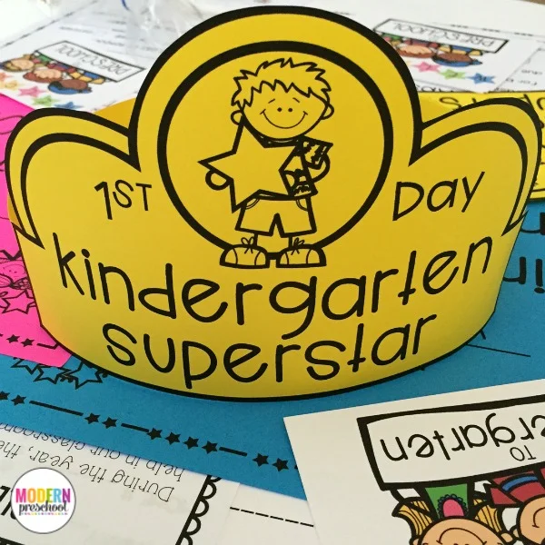 First Day Of Kindergarten Crown Freebie Katie Roltgen, 57% OFF