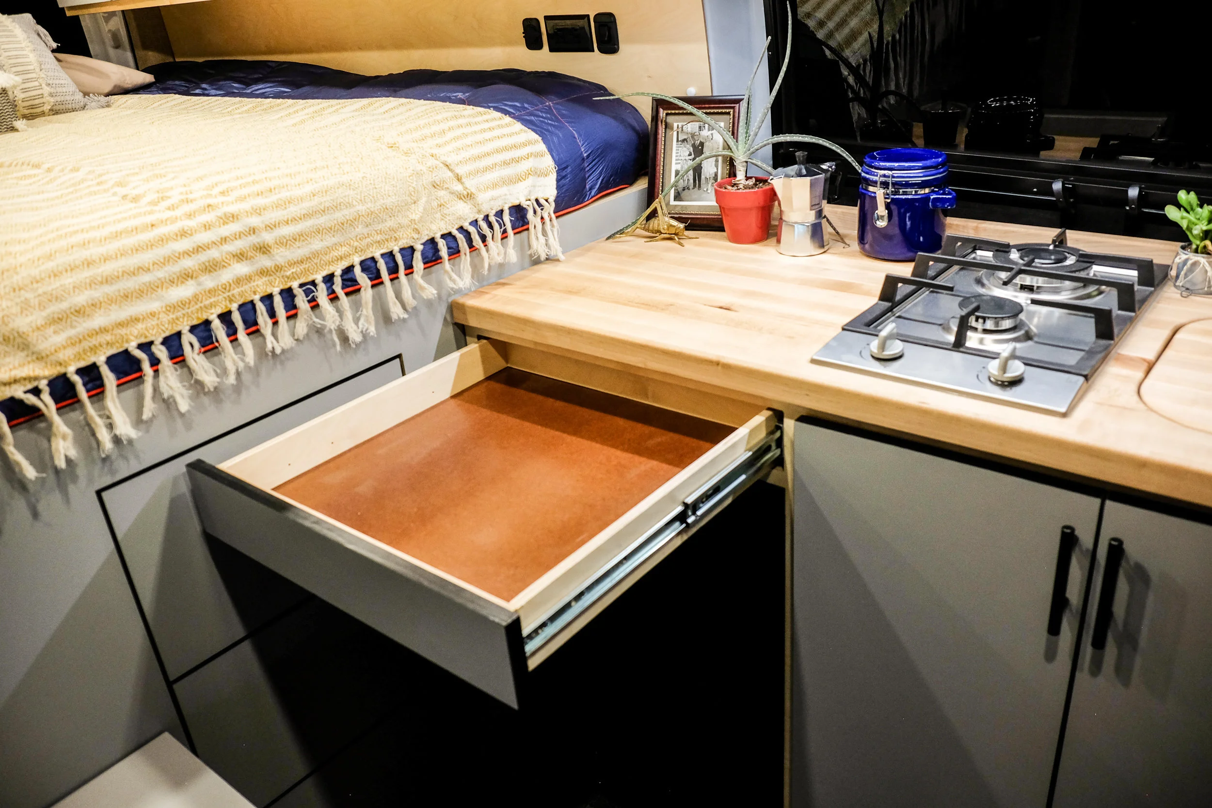 "Vincent Van-Go" Vanlife Customs Ford Transit 148" camper van — Custom ...