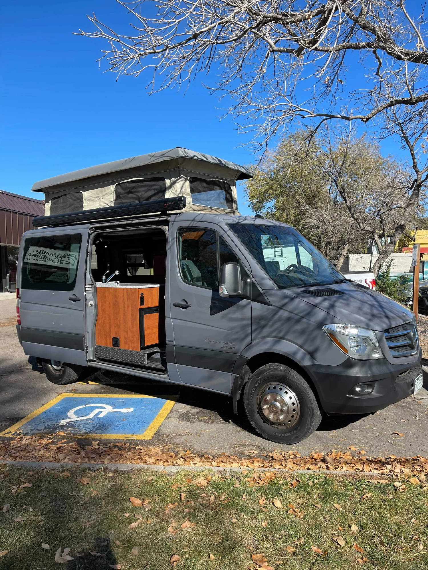 For Sale - 2014 Sportsmobile 144" Sprinter pop-top campervan — Custom ...