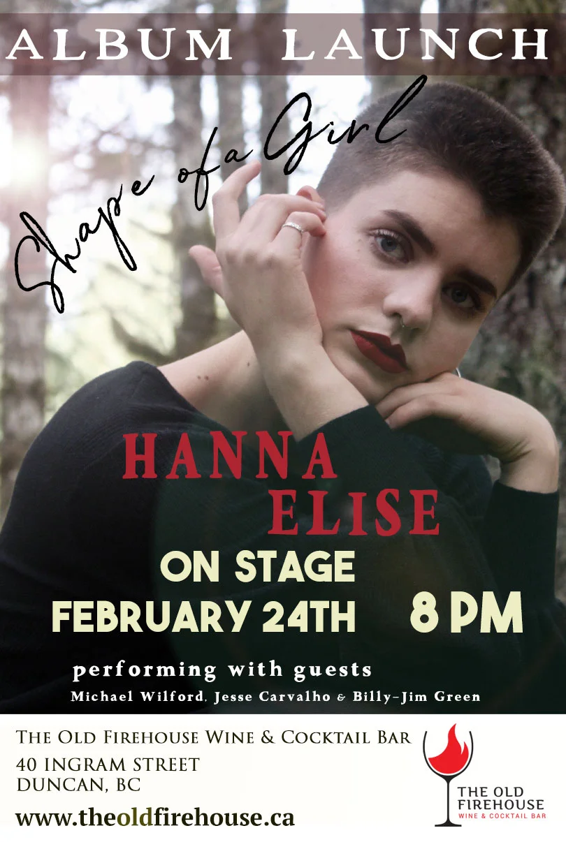 ALBUM LAUNCH by Hanna Elise! — The Old Firehouse Wine & Cocktail Bar