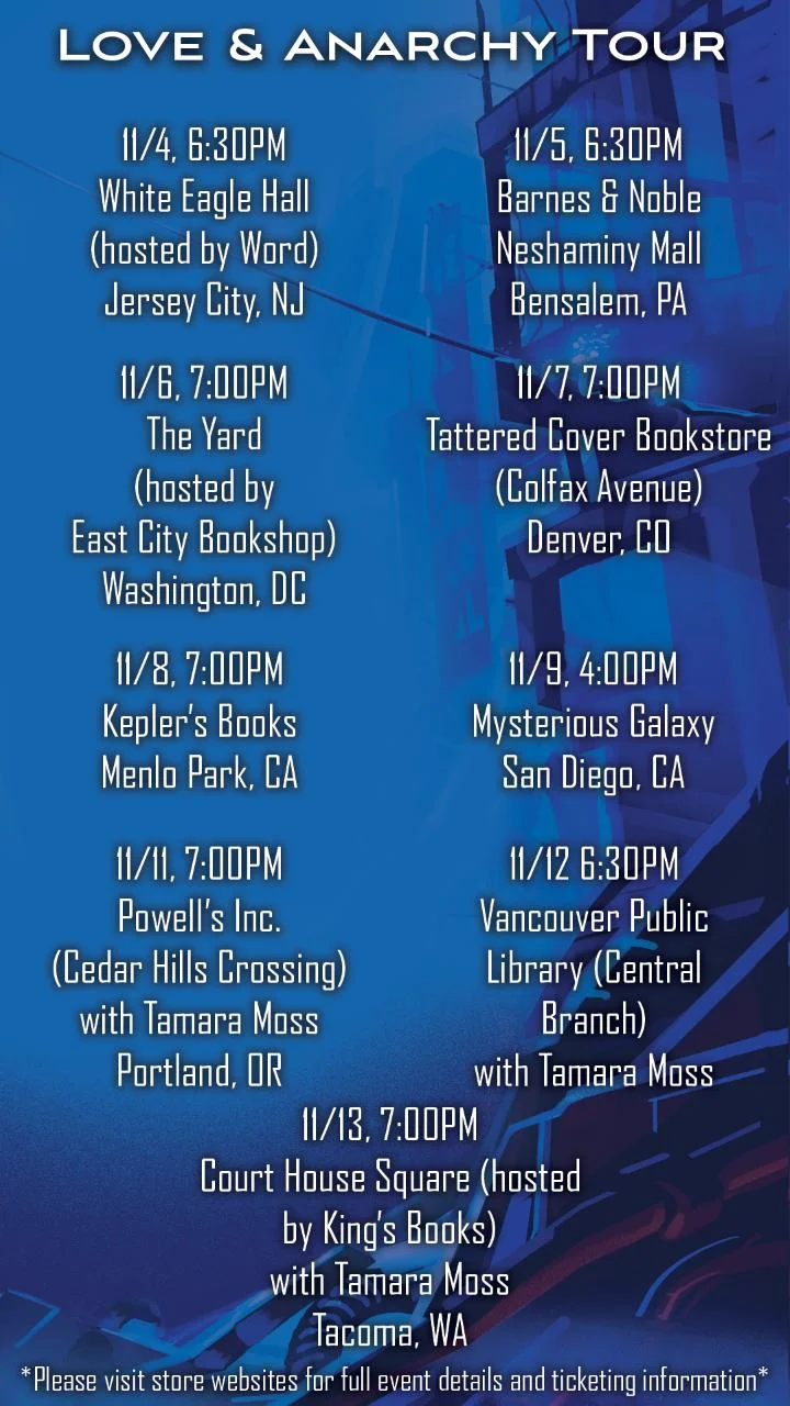 Book tour in the US! — Tamara Moss | YA THRILLER AUTHOR