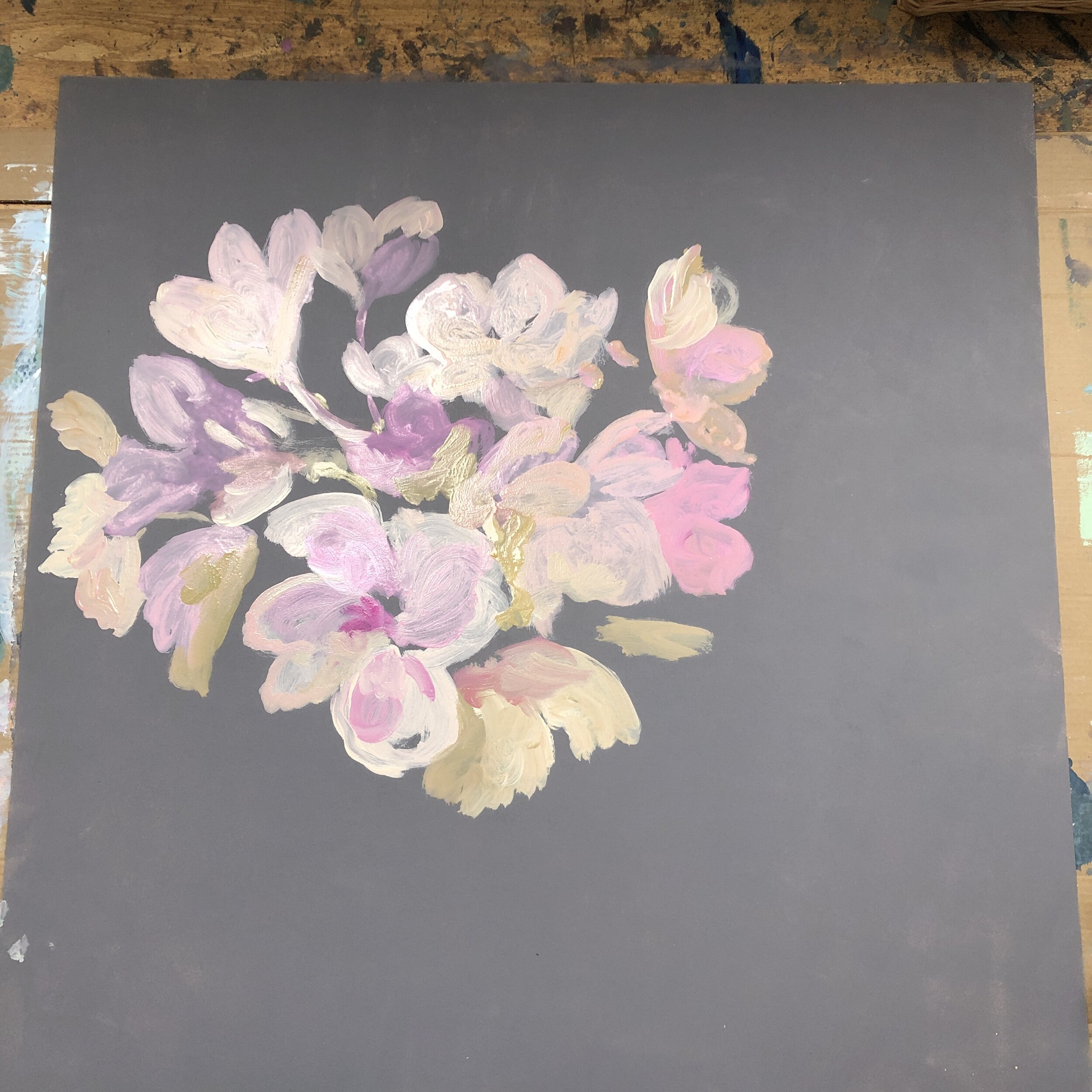 Nel Whatmore-Video of Artist Painting - Current works by Nel Whatmore