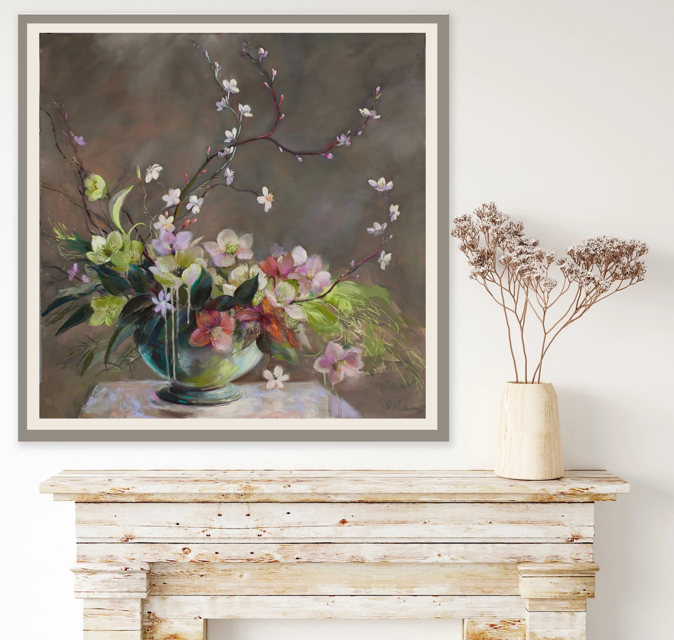 Original Floral Painting by Nel Whatmore- 'Twisting to the Light’ — Nel ...