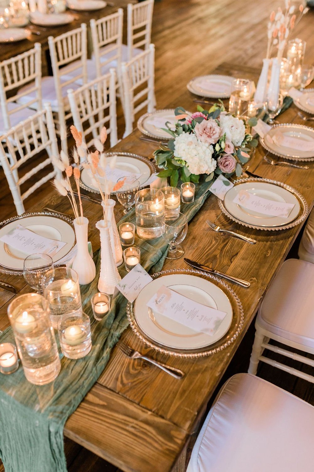 Charger Plates + Table Runners — Elysian Weddings & Events