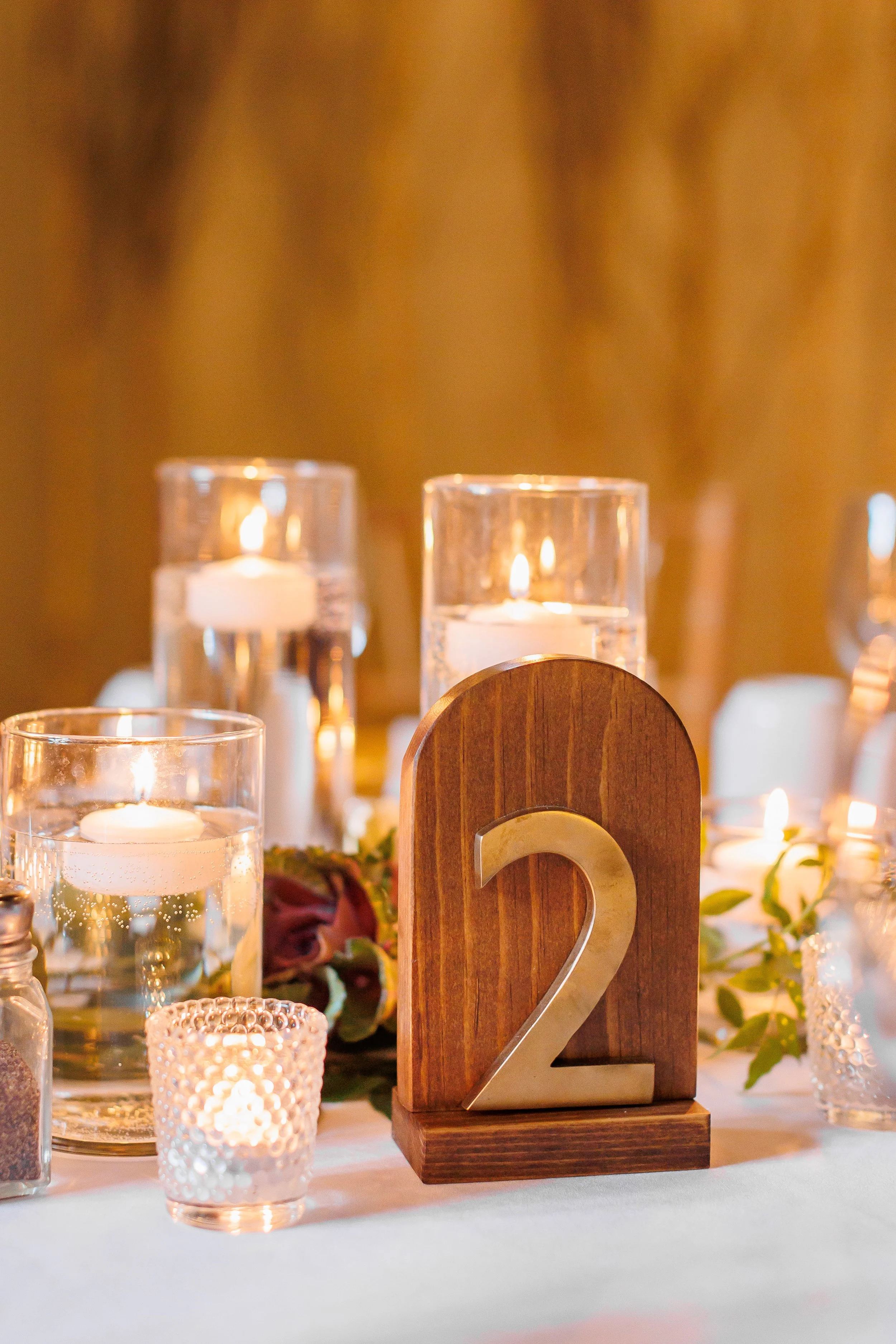 Table Numbers, Accent Signs + Sign Holders — Elysian Weddings & Events