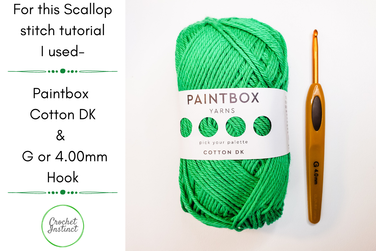 How to Crochet the Scallop Stitch Tutorial