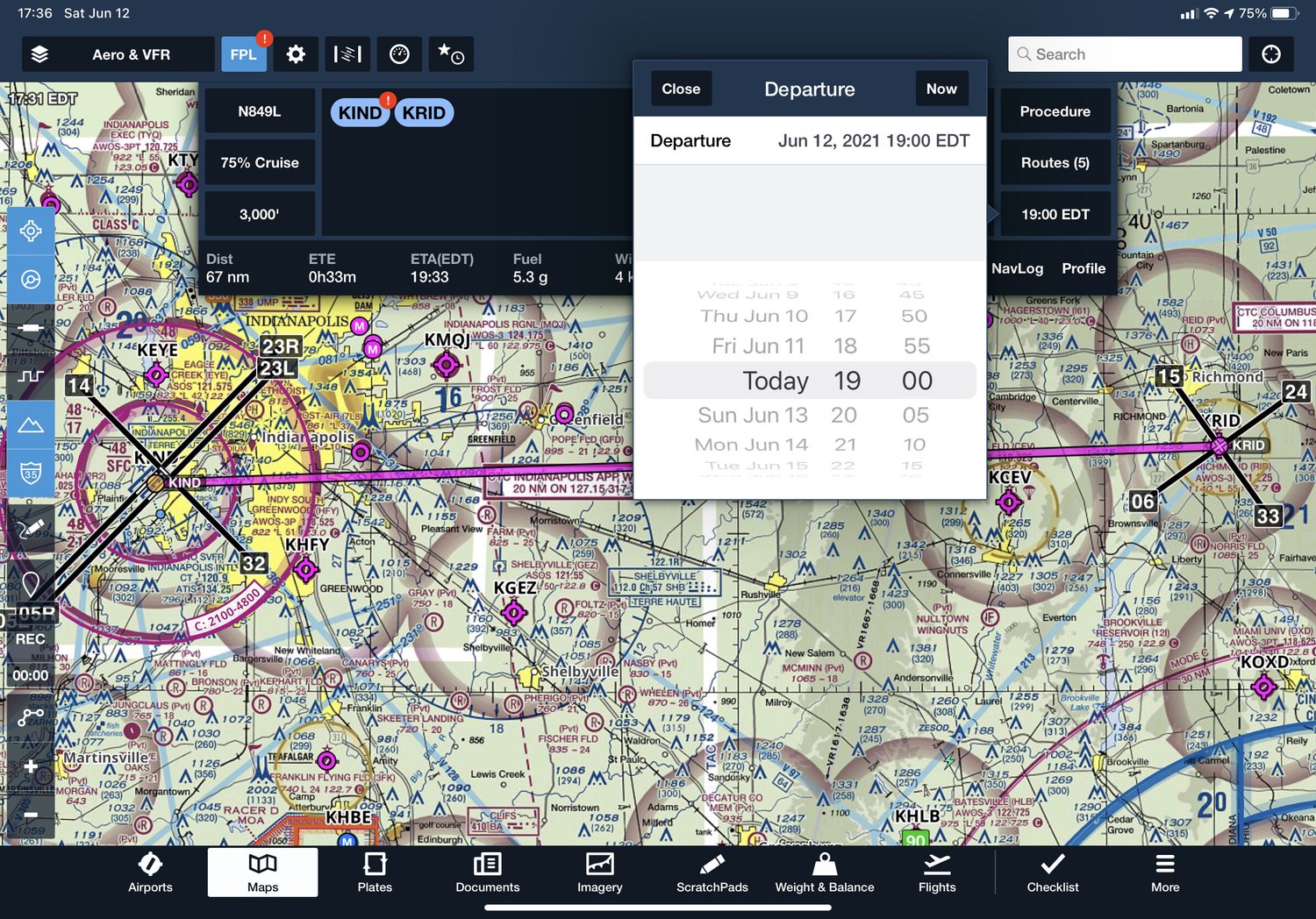 Navigation and Flight Planning Using ForeFlight, an E6B, and a Paper ...
