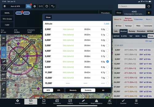 Navigation and Flight Planning Using ForeFlight, an E6B, and a Paper ...