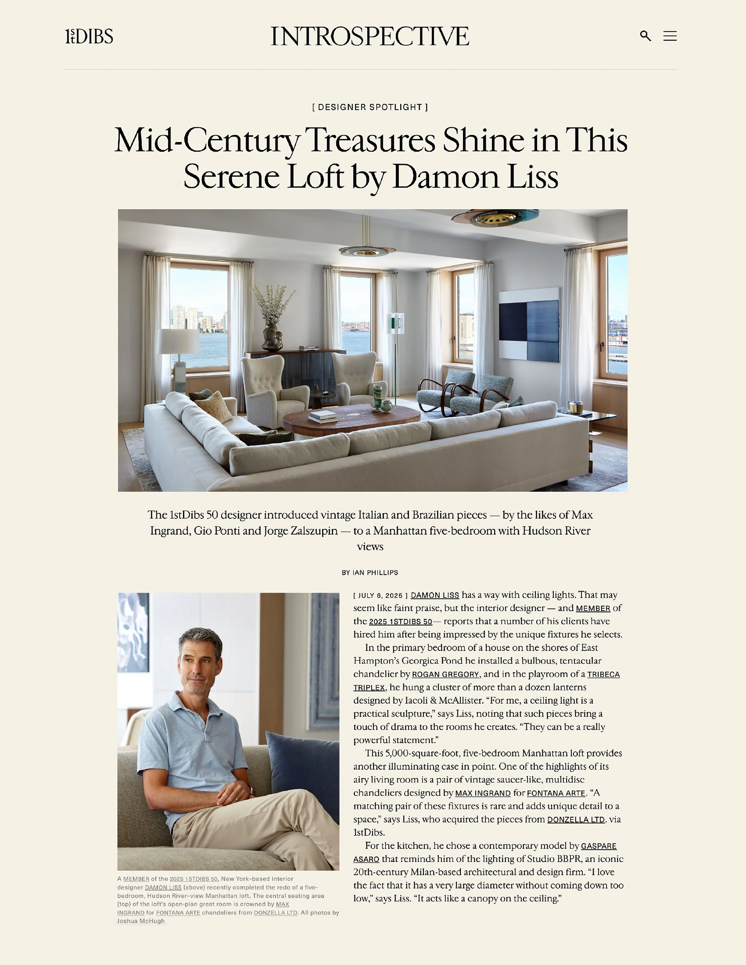 Press — Damon Liss Design | Manhattan Interior Design