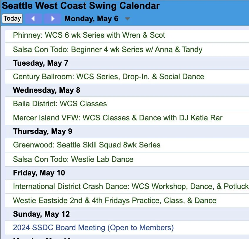 Seattle Swing Dance Club | West Coast Swing Workshops and Dances in ...