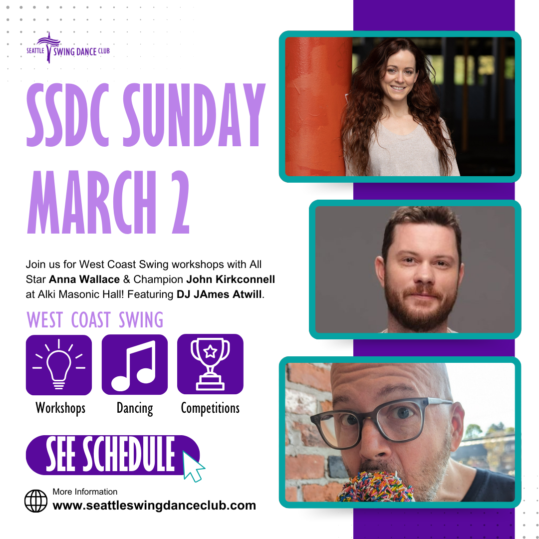 Seattle West Coast Swing Sunday Event | Seattle Swing Dance Club | West ...