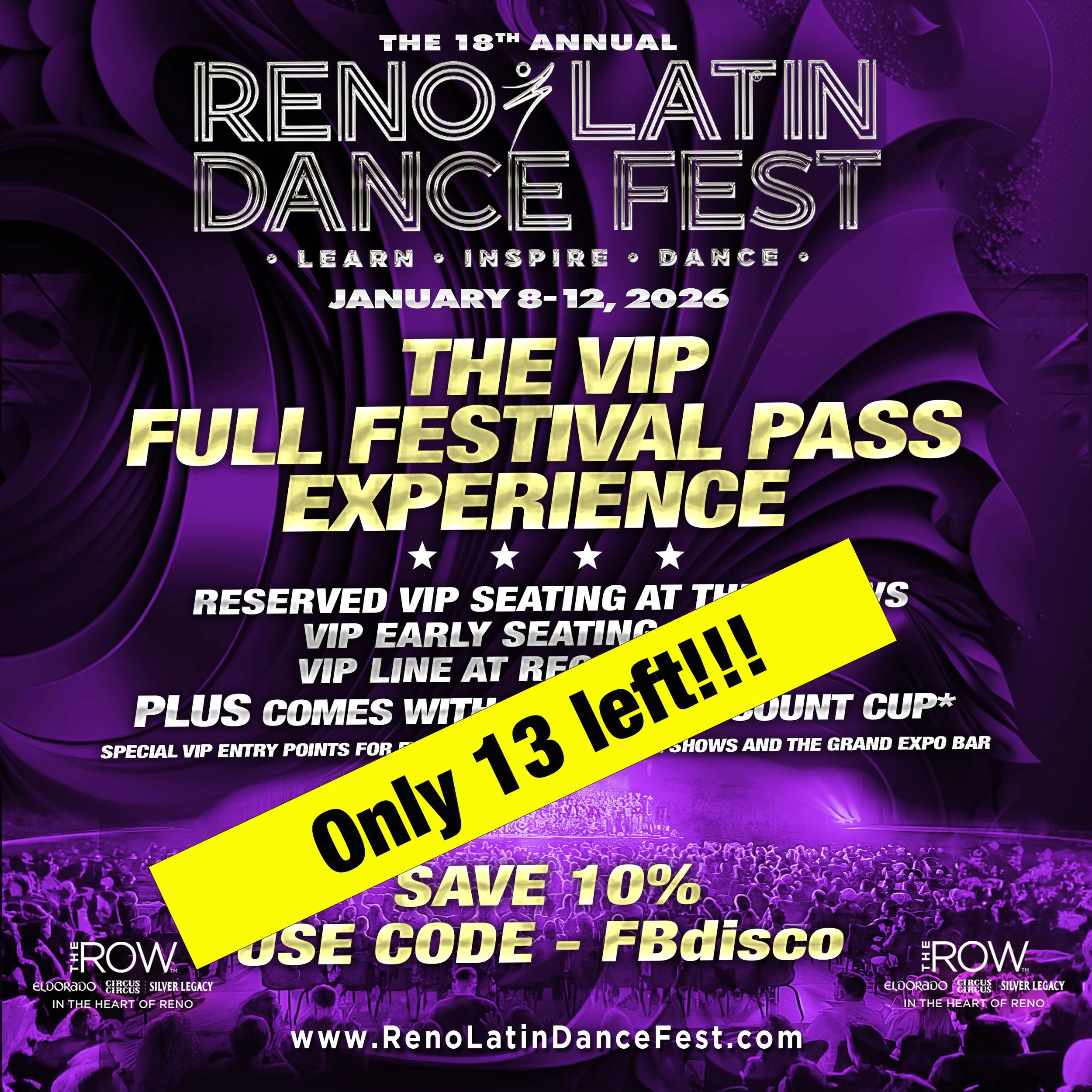 VIP Pass — Reno Latin Dance Fest