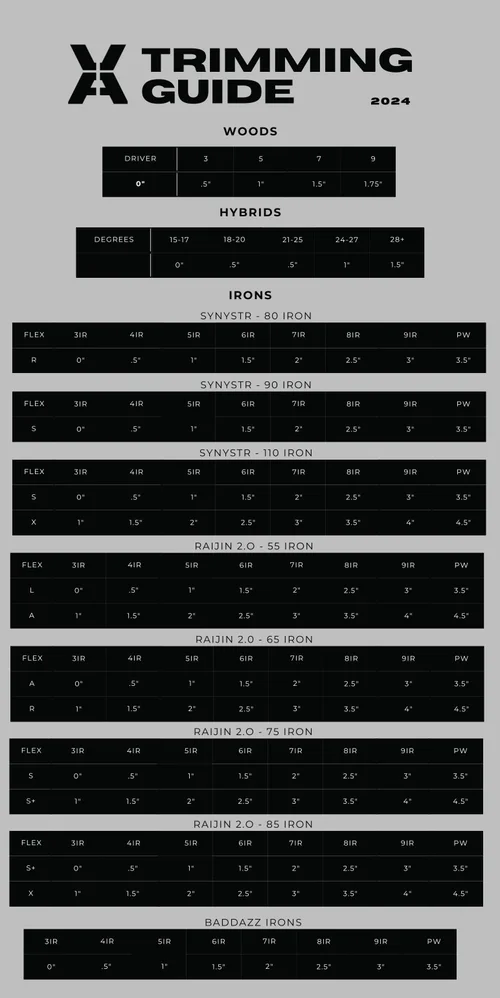 VA Performance Golf Shafts