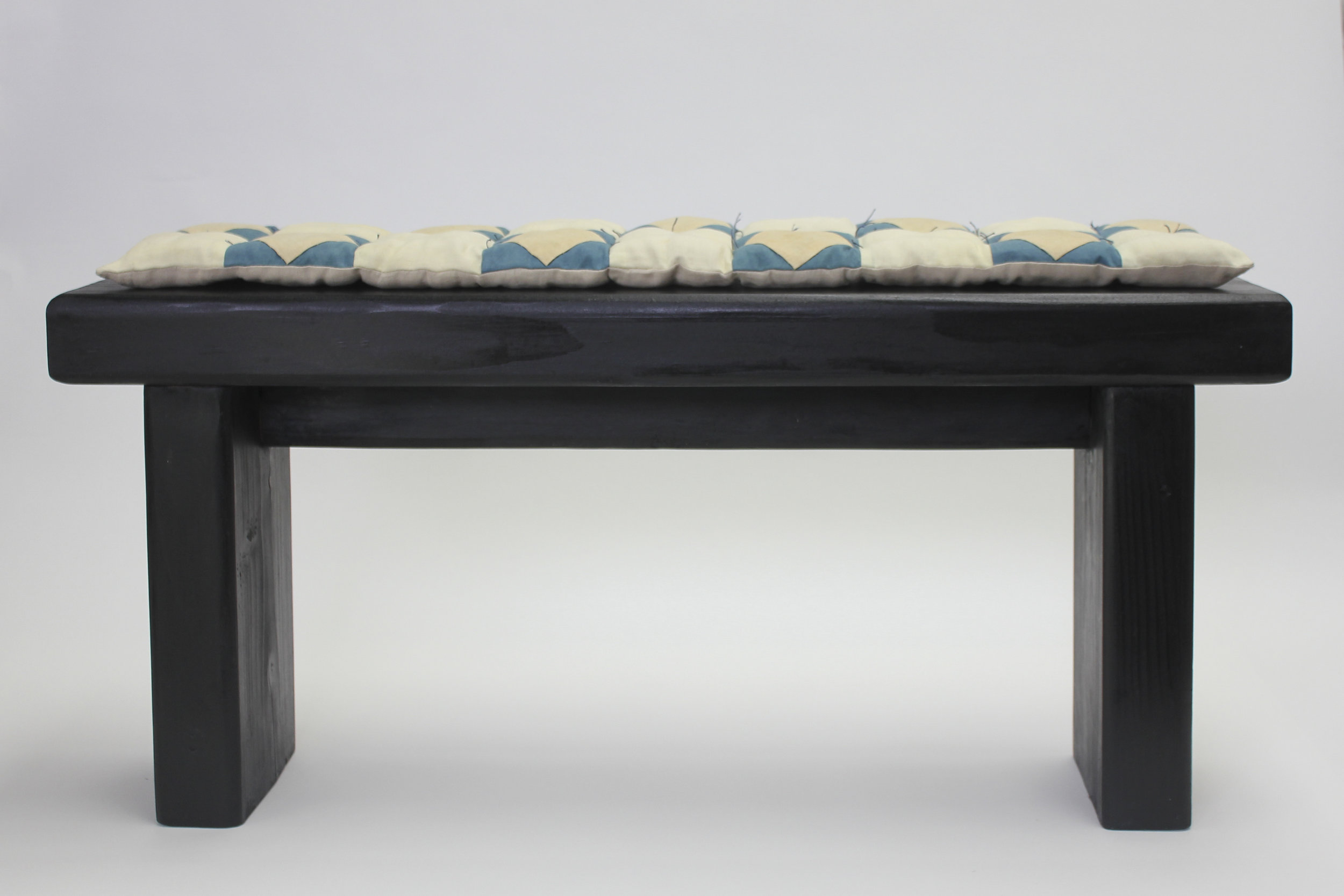 Hinoki Bench Indigo — Lola Lely Studio