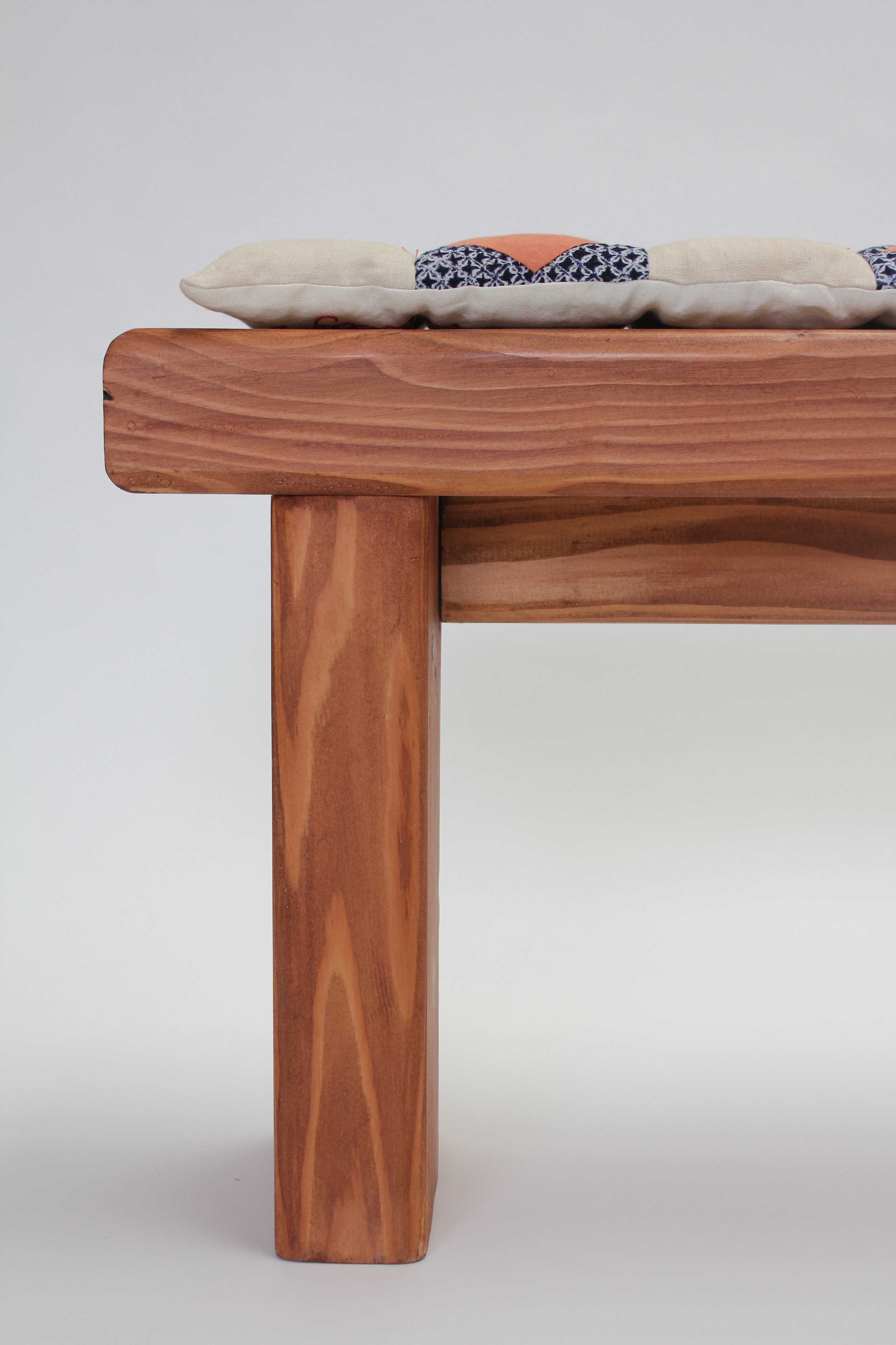 Hinoki Bench Persimmon — Lola Lely Studio